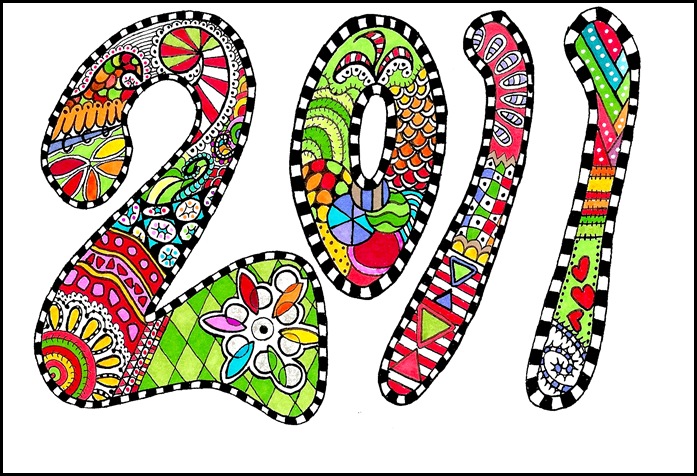 Draw Doodle and Decorate: Word of the Year